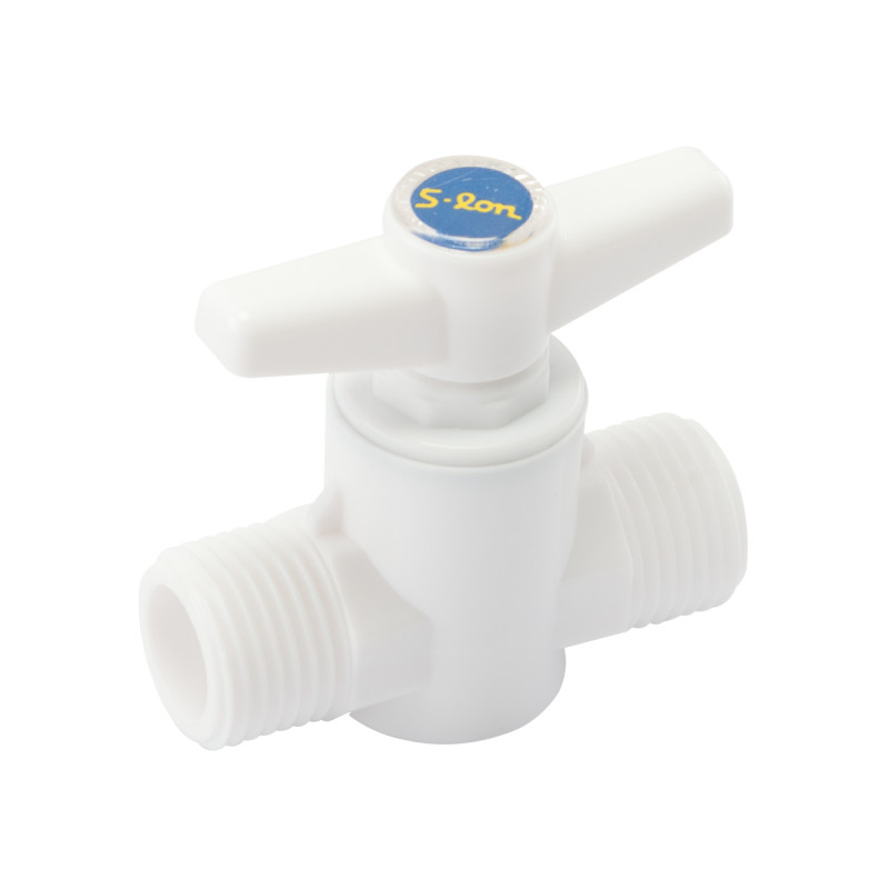 Stop Tap Mini 1/2” Male Thread Tee Handle White - Hardware, Homeware ...