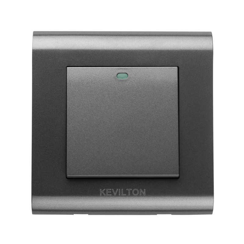 Modular Black One Gang Two Way Switch - Hardware, Homeware & Lifestyle