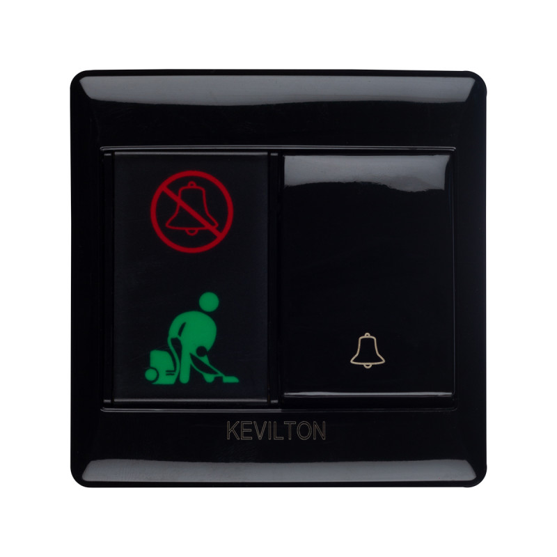 Modular Black Do not Disturb Bell Press - Hardware, Homeware & Lifestyle