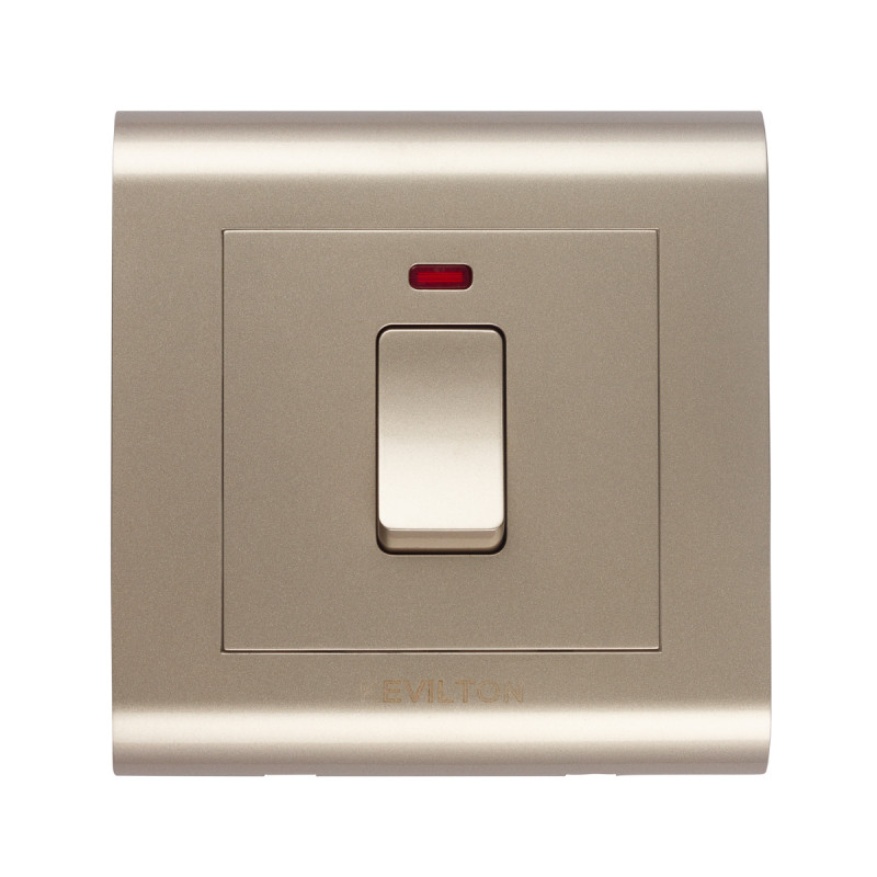 Modular Gold Double Pole Switch Hardware Homeware And Lifestyle