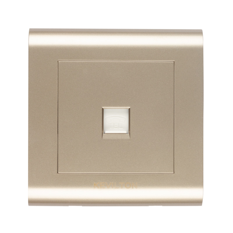 Modular Gold Telephone Socket - Hardware, Homeware & Lifestyle