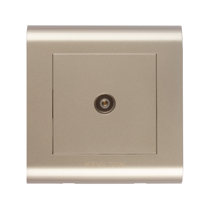 Modular Gold TV Socket - Hardware, Homeware & Lifestyle