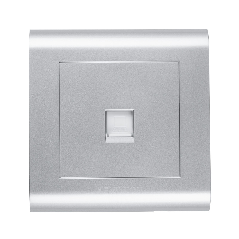 Modular Silver Data Socket - CAT 5e - Hardware, Homeware & Lifestyle