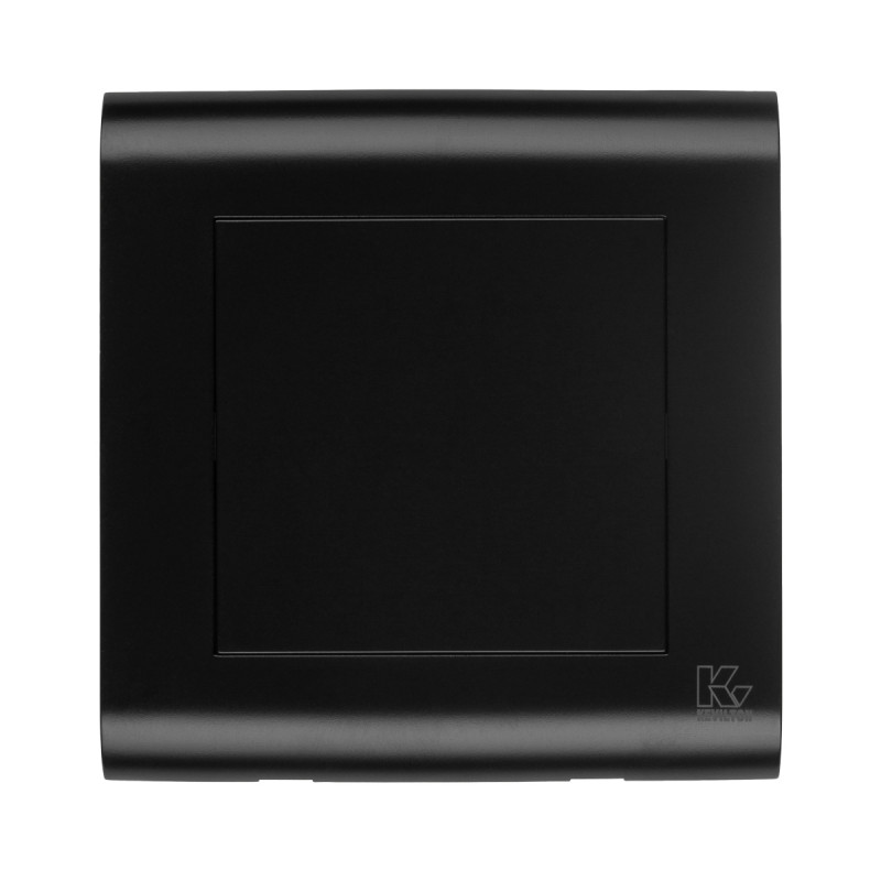 Modular Jet Black Blank Plate - Hardware, Homeware & Lifestyle
