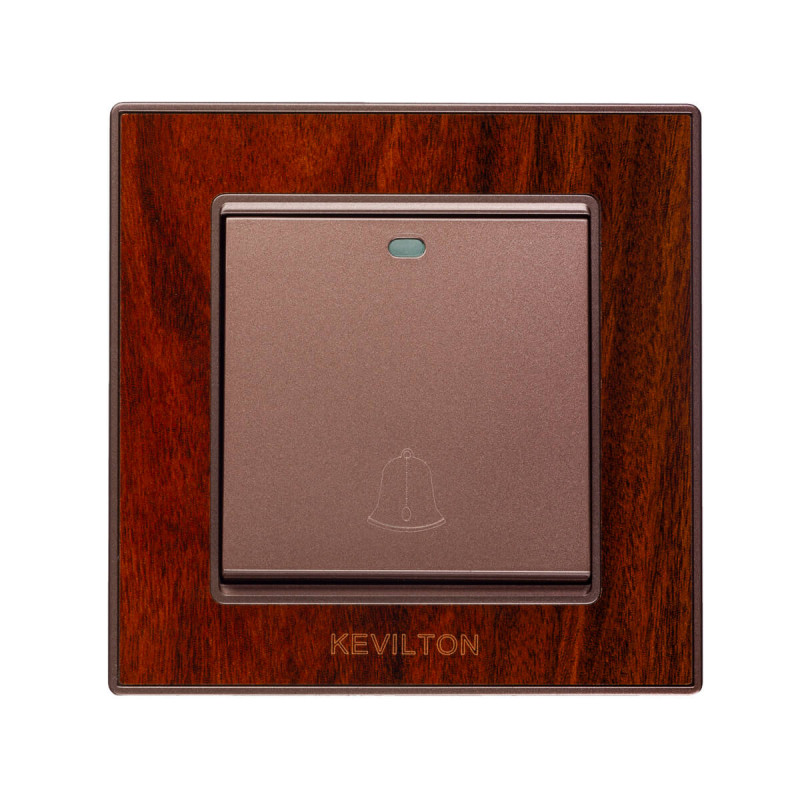 Nature Mahogany Bell Press - Hardware, Homeware & Lifestyle