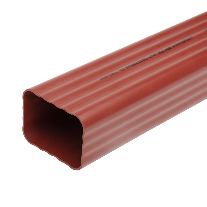 Square Down Pipe (Brown) - Hardware, Homeware & Lifestyle