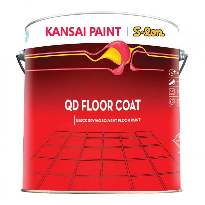 QD Floor Paint - Red - Hardware, Homeware & Lifestyle