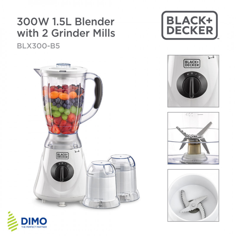 300W Blender With Grinder Mill - Hardware, Homeware & Lifestyle
