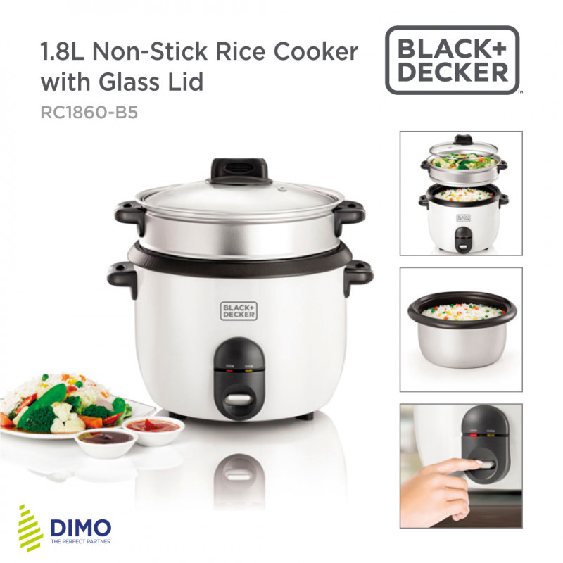 1.8L Non-Stick Rice Cooker - Hardware, Homeware & Lifestyle