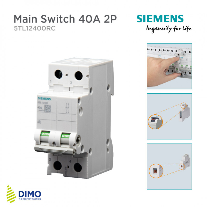 ISOLATOR 40A 2P - Hardware, Homeware & Lifestyle