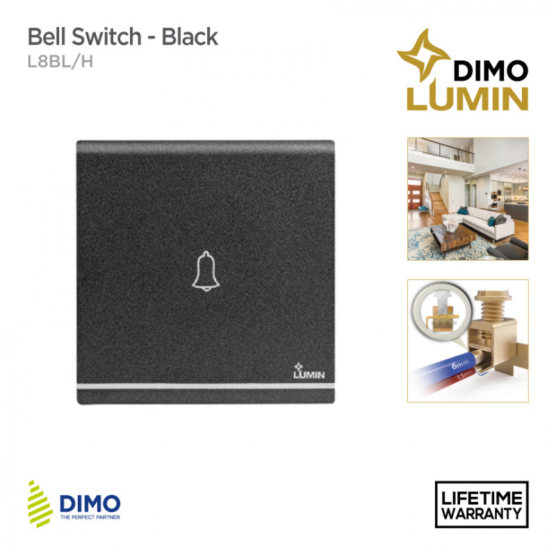 Bell Switch Black - Hardware, Homeware & Lifestyle