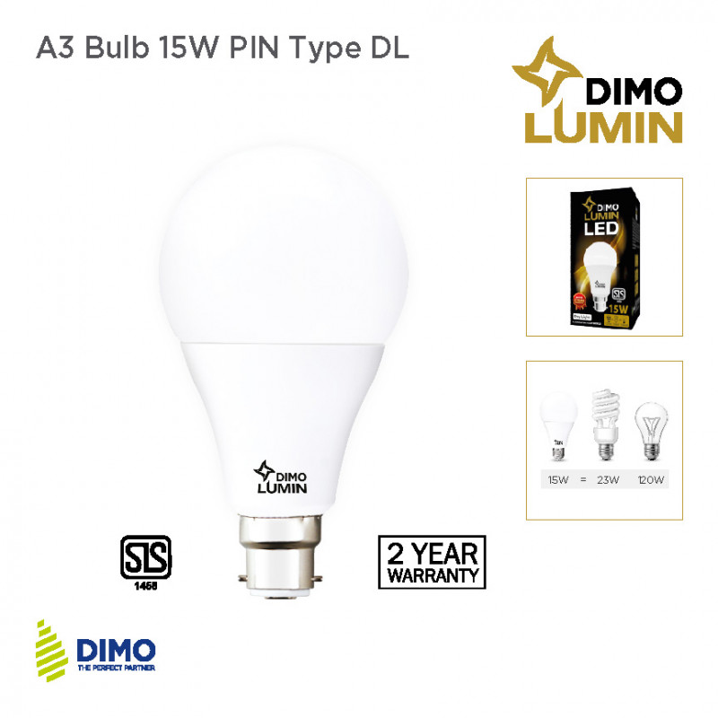 15W Day Light Pin Type - Hardware, Homeware & Lifestyle