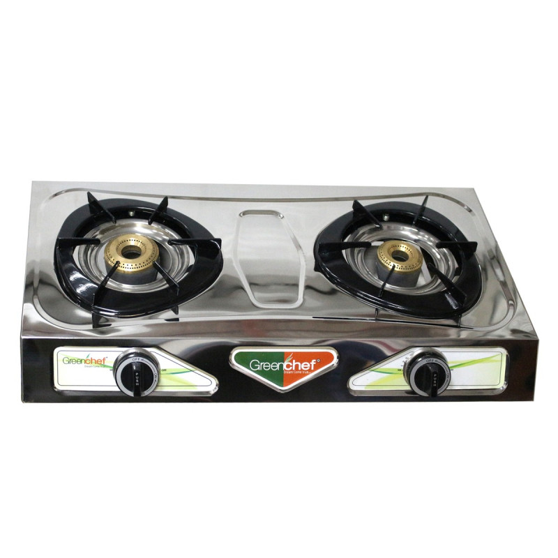 GAS COOKER GREENCHEF STAINLESS STEAL - Hardware, Homeware & Lifestyle