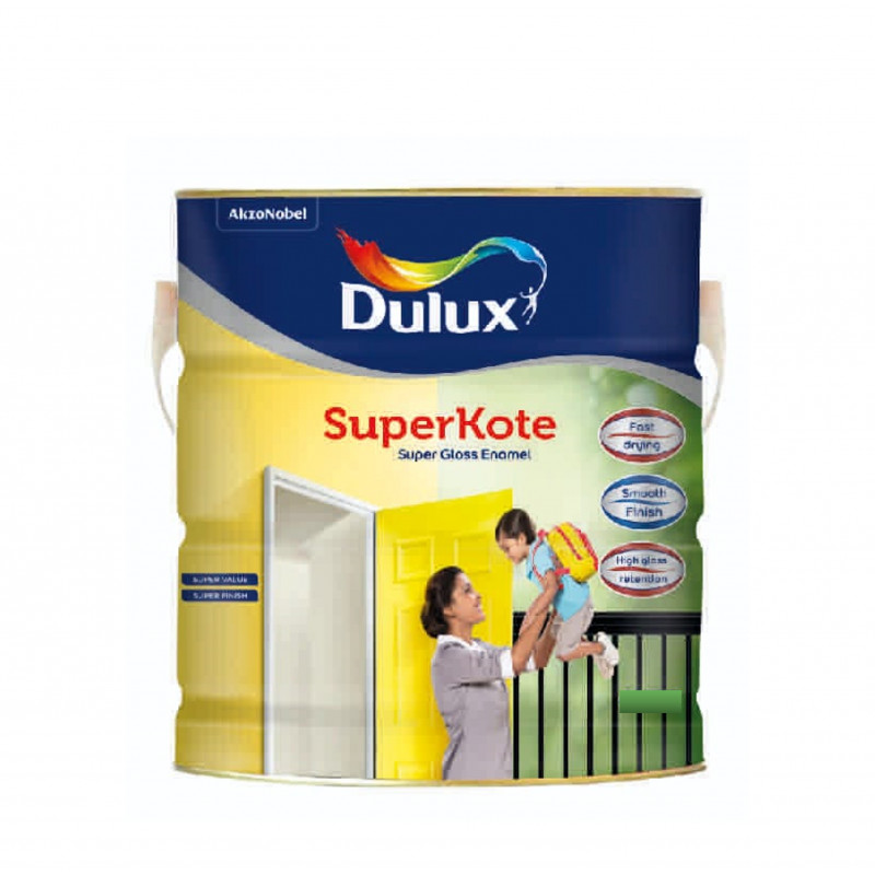 Dulux Superkote Sg Brilliant White 4 Lt Hardware Homeware And Lifestyle