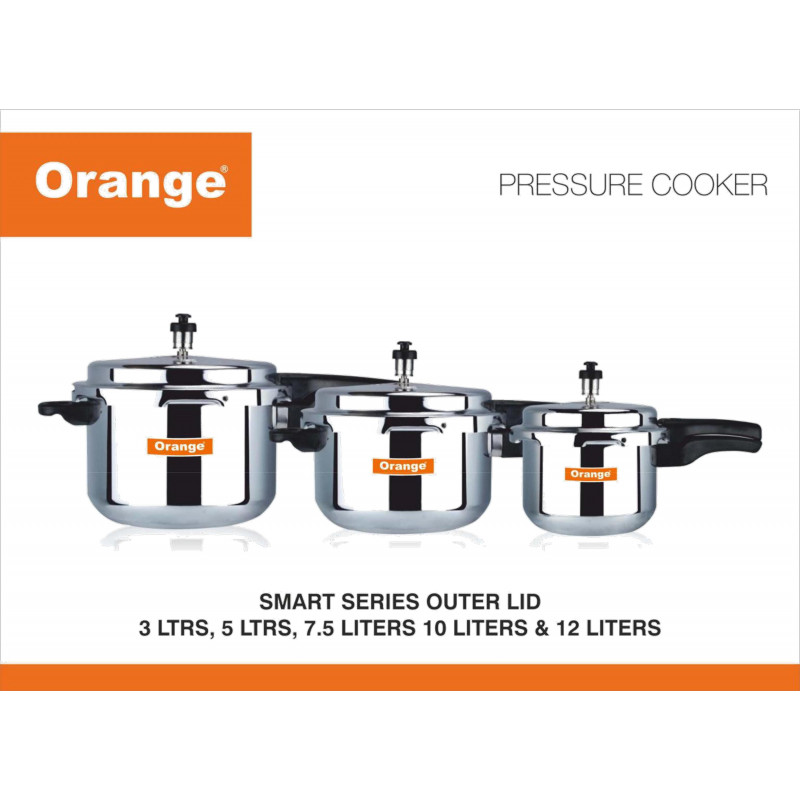 PRESSURE COOKER 2L ORANGE (ALUMINIUM) - Hardware, Homeware & Lifestyle