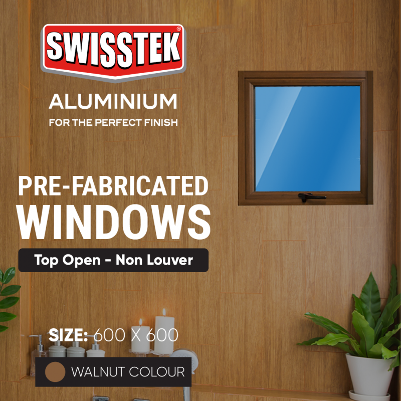 Window Top open (Walnut Colour) 600x600mm - Total solution for all ...