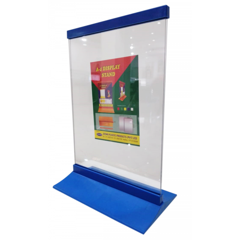 A-4 Display Stand - Blue - Hardware, Homeware & Lifestyle