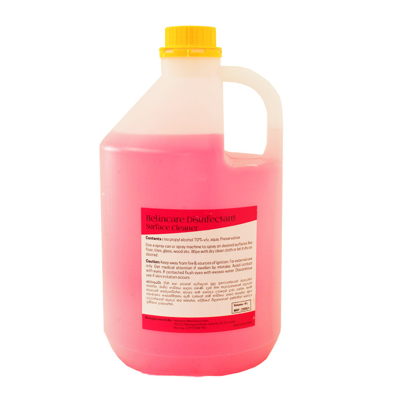 Helincare Alcohol Surface Cleaner 4L - Hardware, Homeware & Lifestyle