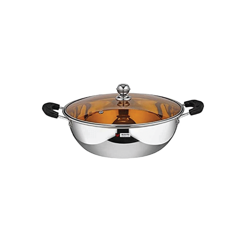 BF-KADAI WITH GLASS LID-26CM_x000D_ - Hardware, Homeware & Lifestyle