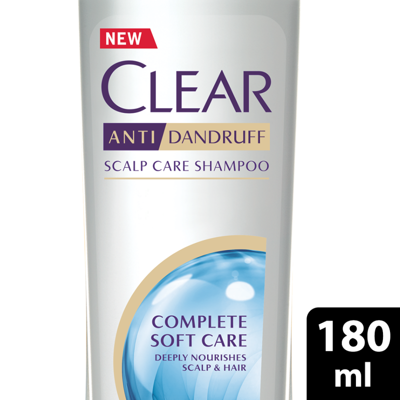 Clear Complete Soft Care Shampoo 180ml - Hardware, Homeware & Lifestyle