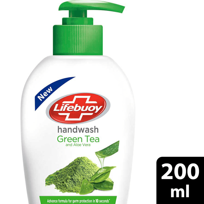 Lifebuoy Green Tea And Aloe Vera Hand Wash 200ml - Hardware, Homeware ...