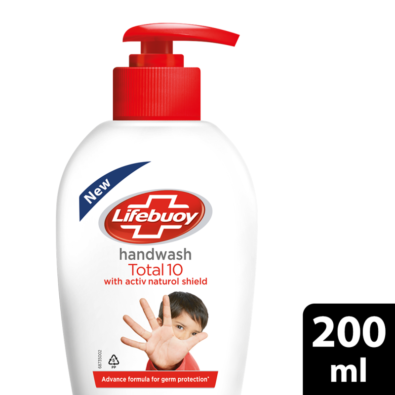 Lifebuoy Total 10 Hand Wash 200ml - Hardware, Homeware & Lifestyle