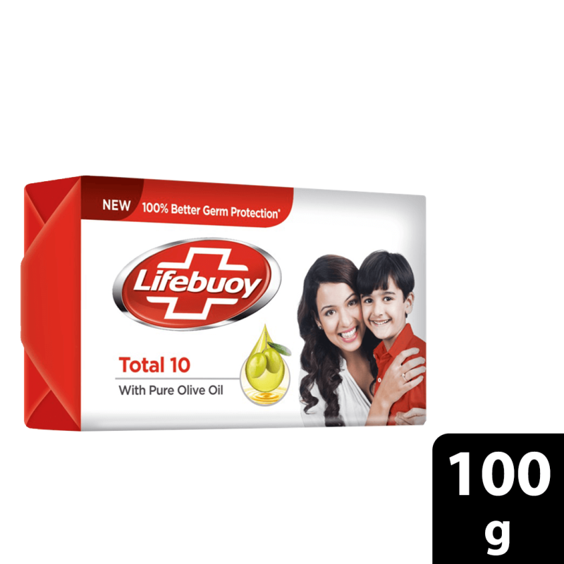 Lifebuoy Total 10 Soap 100g - Hardware, Homeware & Lifestyle