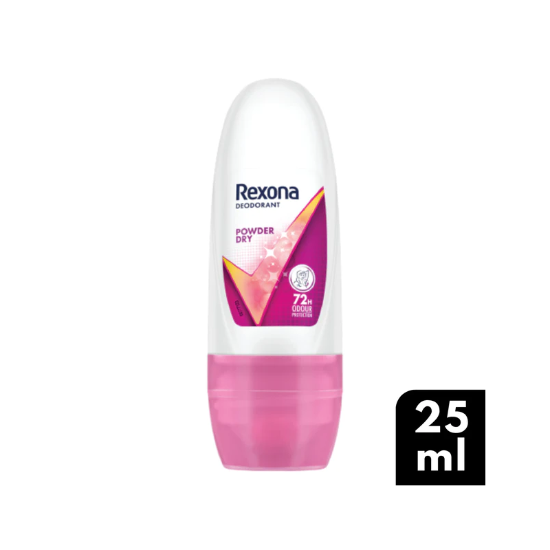 Rexona Powder Dry Roll-On Deodorant 25ml - Hardware, Homeware & Lifestyle