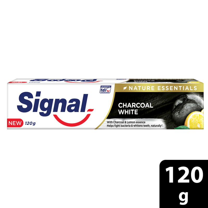 Signal Charcoal White Toothpaste 120g - Hardware, Homeware & Lifestyle