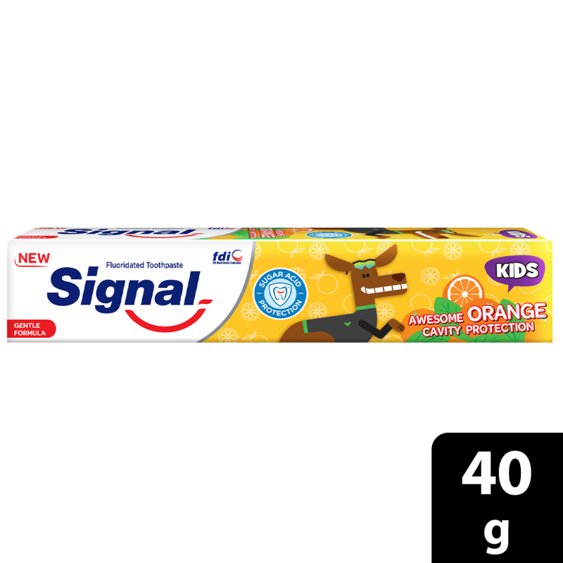 Signal Orange Kids Toothpaste 40g - Hardware, Homeware & Lifestyle