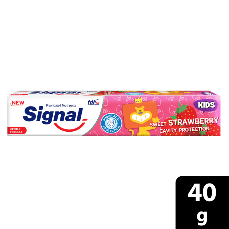 Signal Strawberry Kids Toothpaste 40g - Hardware, Homeware & Lifestyle