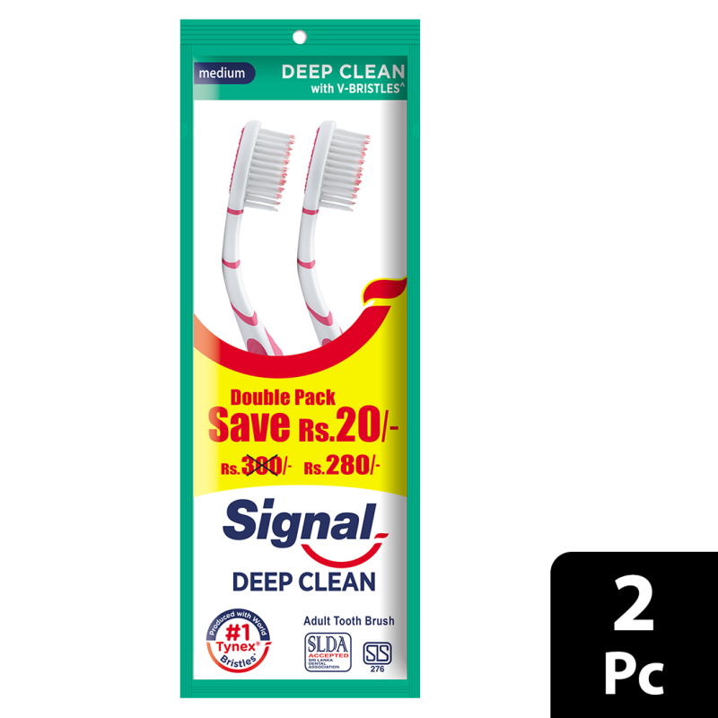 Signal Toothbrush Deep Clean Double Pack - Hardware, Homeware & Lifestyle