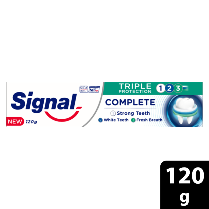 Signal Triple Protection 123 120g - Hardware, Homeware & Lifestyle