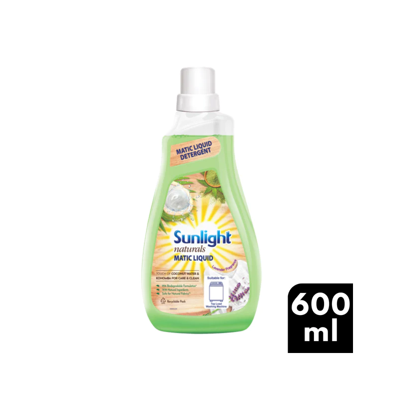 Sunlight Naturals Matic Liquid 600ml - Hardware, Homeware & Lifestyle