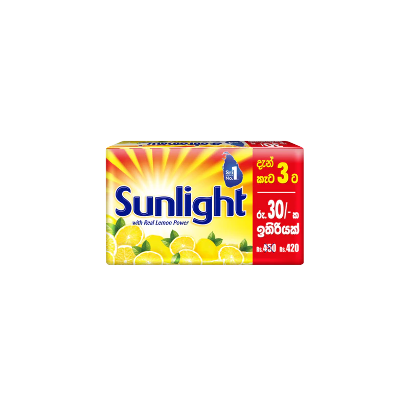 Sunlight Lemon Detergent Soap Multipack 110g *3 - Hardware, Homeware ...