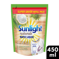 Sunlight Naturals Matic Liquid Pouch 450ml - Hardware, Homeware & Lifestyle