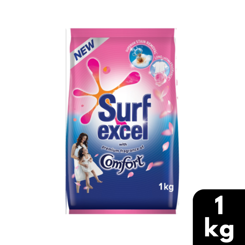 Surf Excel With Comfort Laundry Detergent Powder 1kg - Hardware ...