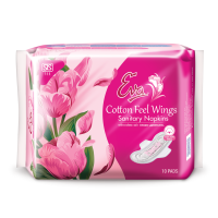 Eva Sanitary Napkin Cotton Feel Wings 10's - Hardware, Homeware & Lifestyle