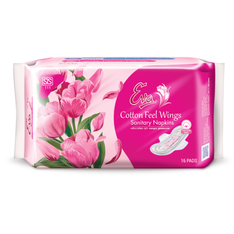 Eva Sanitary Napkin Cotton Feel Wings 16’s - Hardware, Homeware & Lifestyle