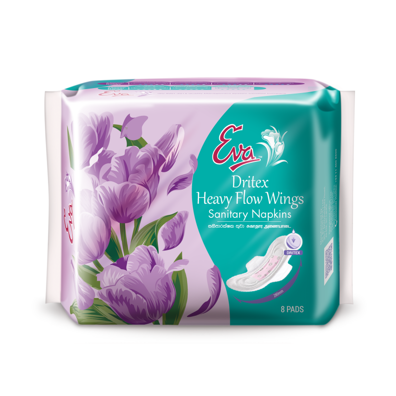 Eva Sanitary Napkin Dritex Heavy Flow wings 08's - Hardware, Homeware ...