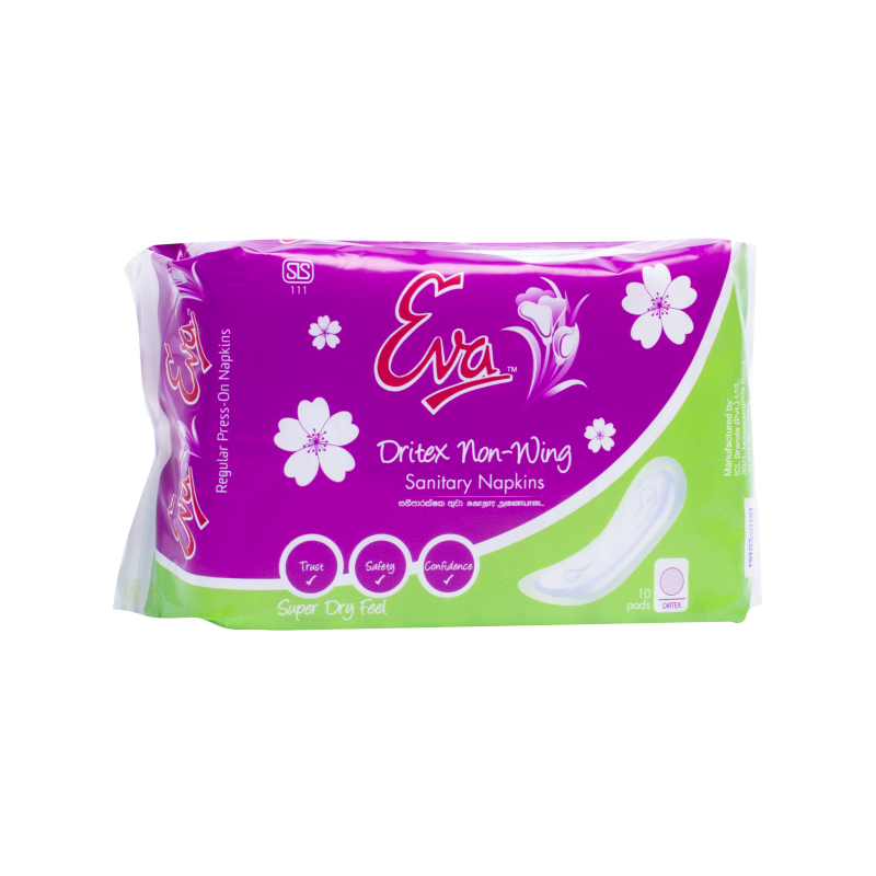 Eva Sanitary Napkin Dritex Non-wing 10's - Hardware, Homeware & Lifestyle