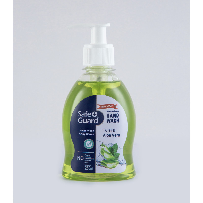 Safe Guard handwash tulsi & aloevera 250ml - Hardware, Homeware & Lifestyle
