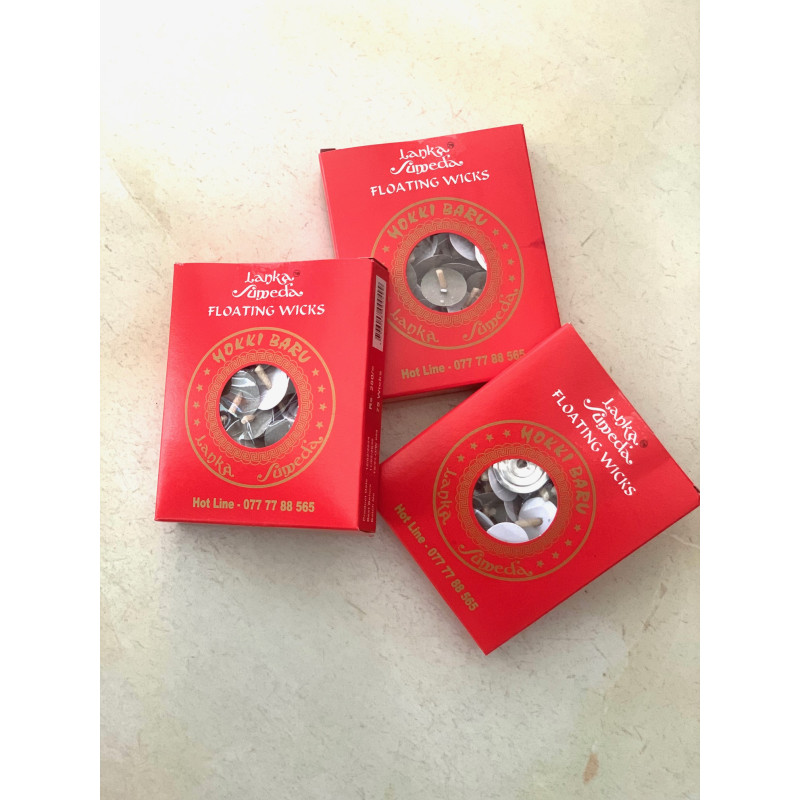 Lanka Sumeda Hoki Baru Floating Wicks - Hardware, Homeware & Lifestyle
