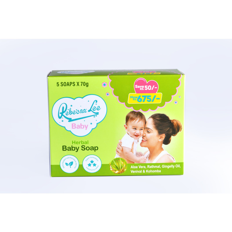 Rebecaa Lee Herbal Baby Soap 70g(144x1) - Hardware, Homeware & Lifestyle