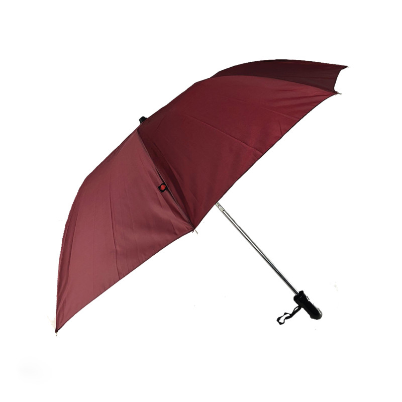 UMBRELLA MAROON POLYESTER -2F - Hardware, Homeware & Lifestyle