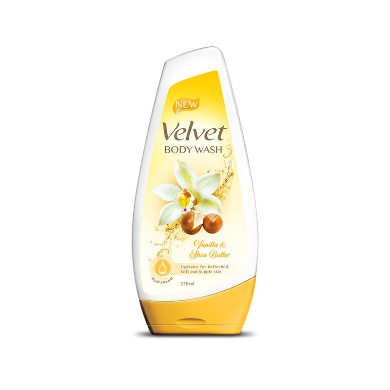 Velvet Body wash Venilla & Butter 250ml - Hardware, Homeware & Lifestyle