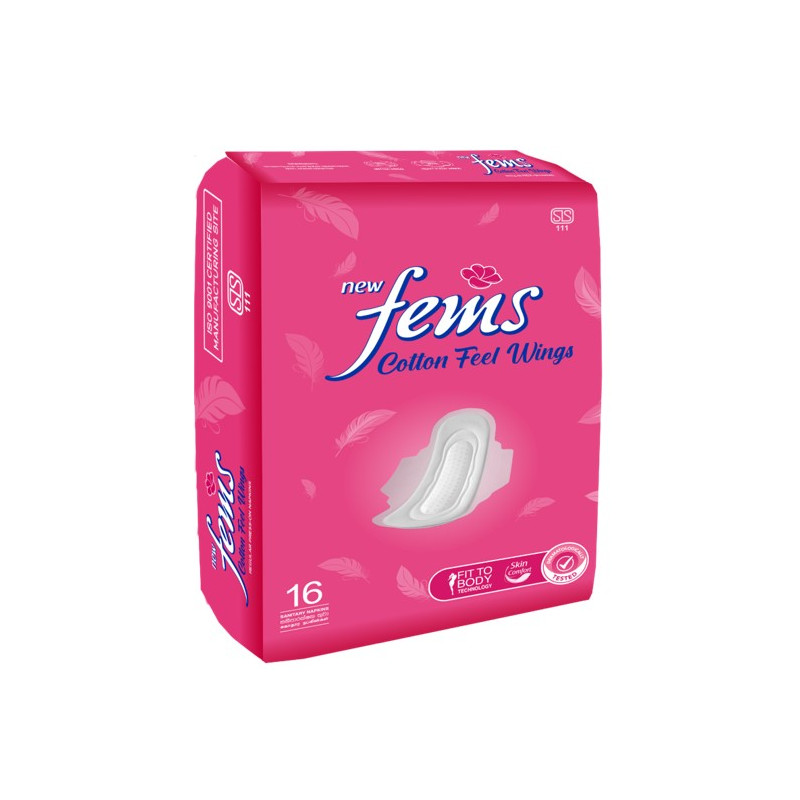 Fems cotton wings 16's pack - Hardware, Homeware & Lifestyle