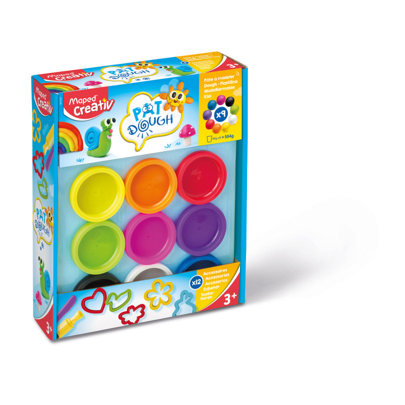 Maped Modelling Dough x9 - Hardware, Homeware & Lifestyle