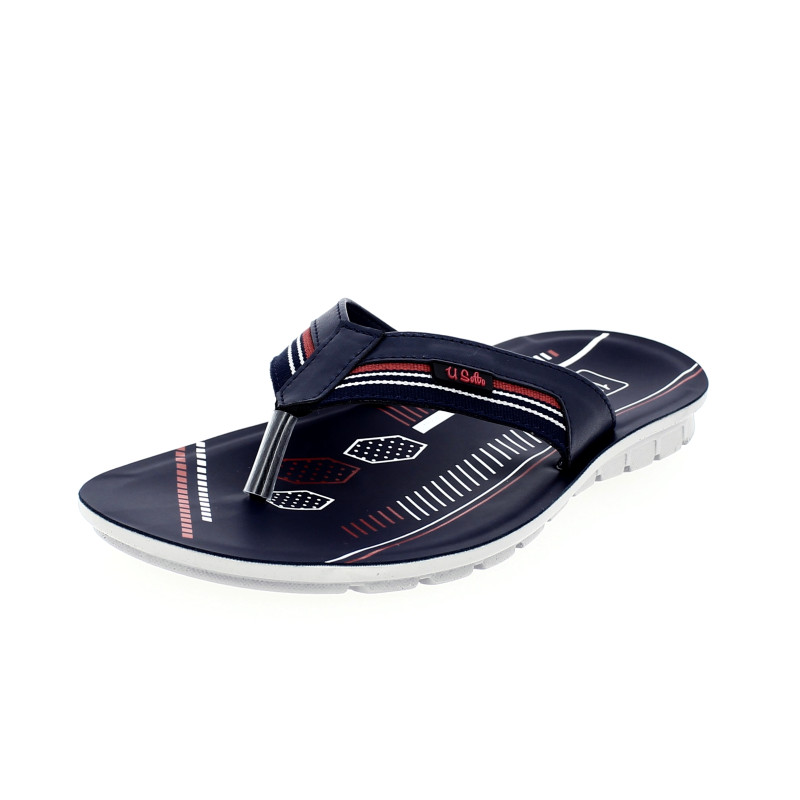 U Softo Men Casual V-Strap Slippers Blue - UA0298 - Hardware, Homeware ...
