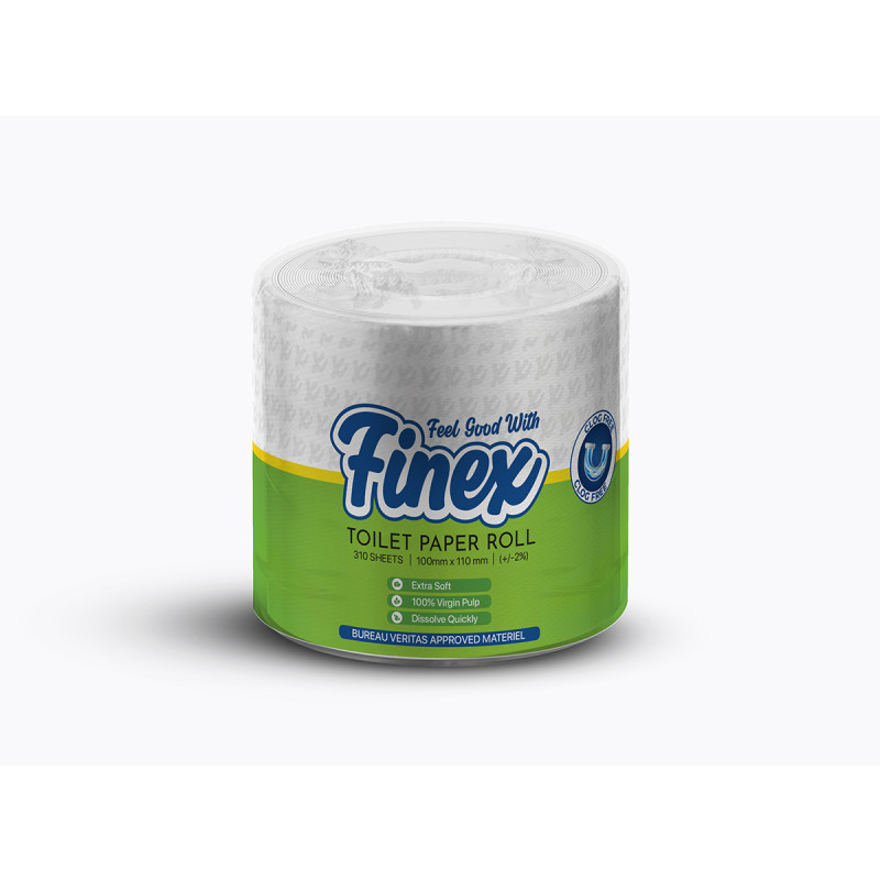 Finex Toilet Roll (2ply) Single - Hardware, Homeware & Lifestyle